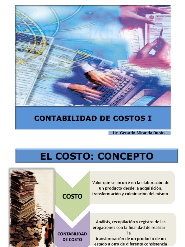 Contabilidad de costos: Conceptos fundamentales | PDF | Contabilidad de costos | Costo