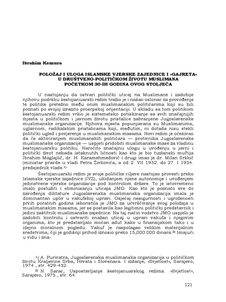 Kemura - IVZ I Gajret | PDF