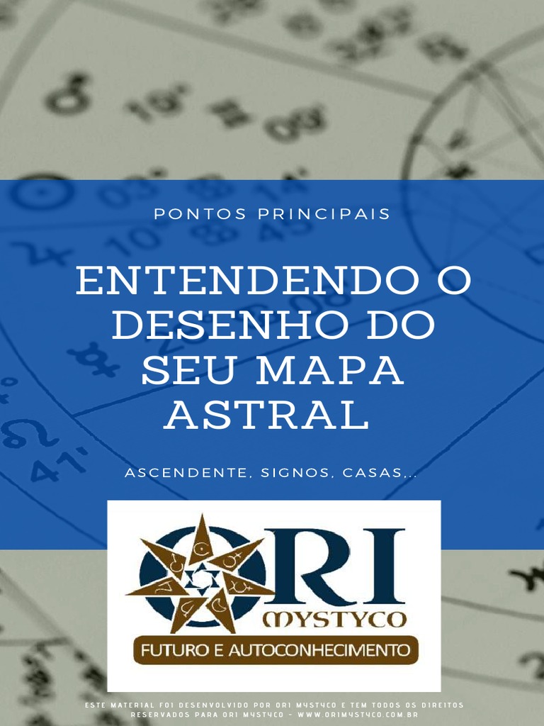 E-Book Entendendo o Desenho Do Seu Mapa Astral - Compactado | PDF | Zodíaco | Planetas