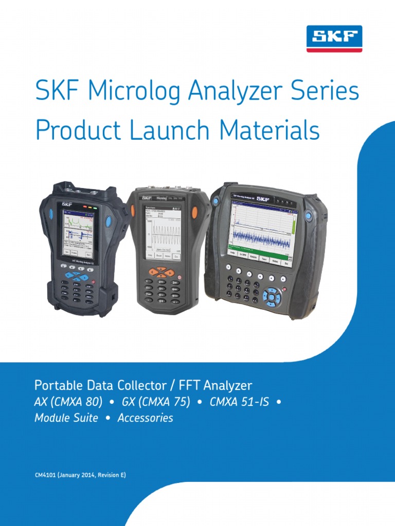 CM4101 EN SKF Microlog Analyzer Series Product Launch - RevE PDF | PDF ...