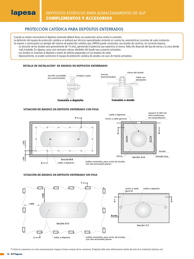 Tanques Glp-Consideraciones Basicas Montaje | PDF | Amoníaco ...