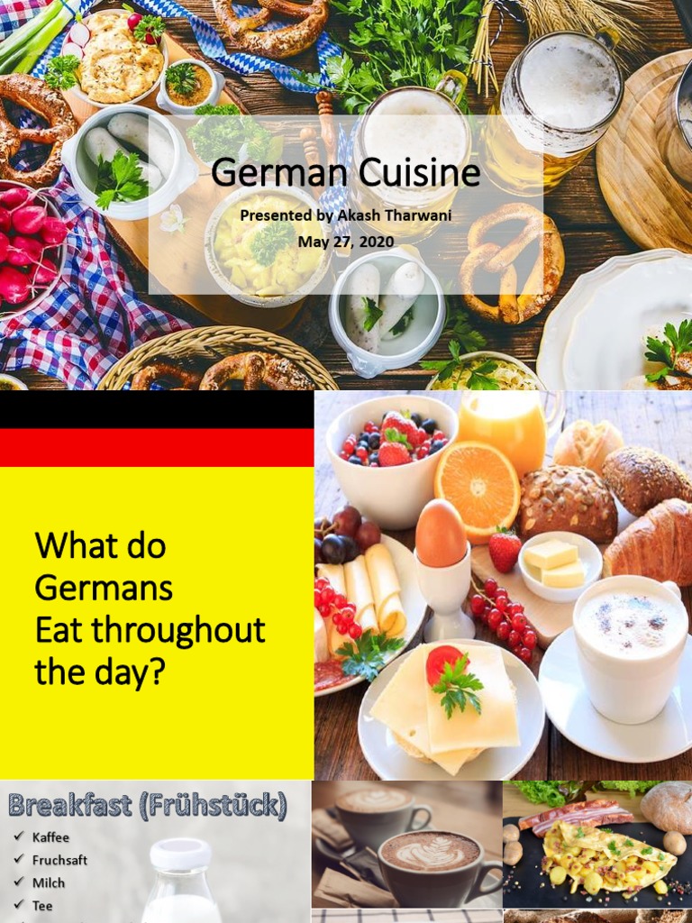 Typical German Eating Habits | PDF | Hobbies | Eating Behaviors Of Humans