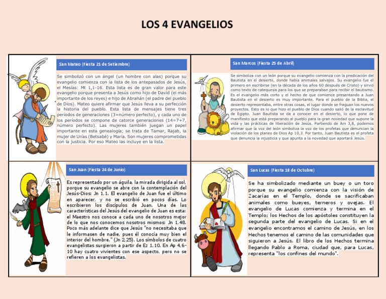 Los 4 Evangelios | PDF | Juan el Bautista | Cristianismo