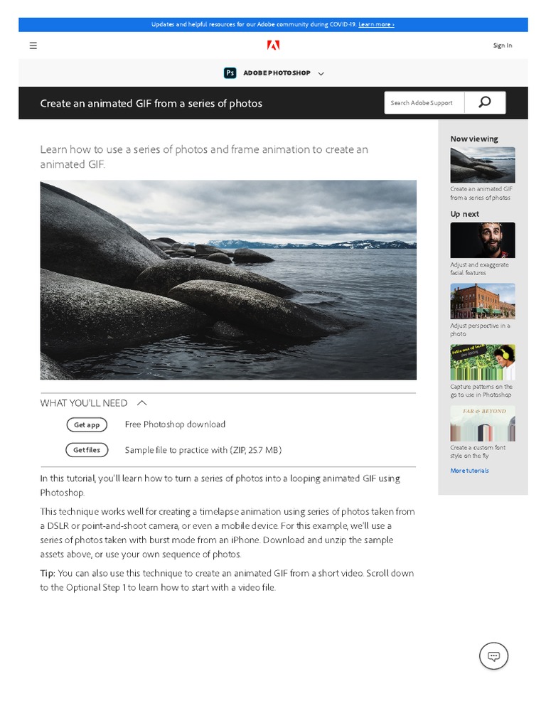 How To Make An Animated GIF in Photoshop - Adobe Photoshop Tutorials ...