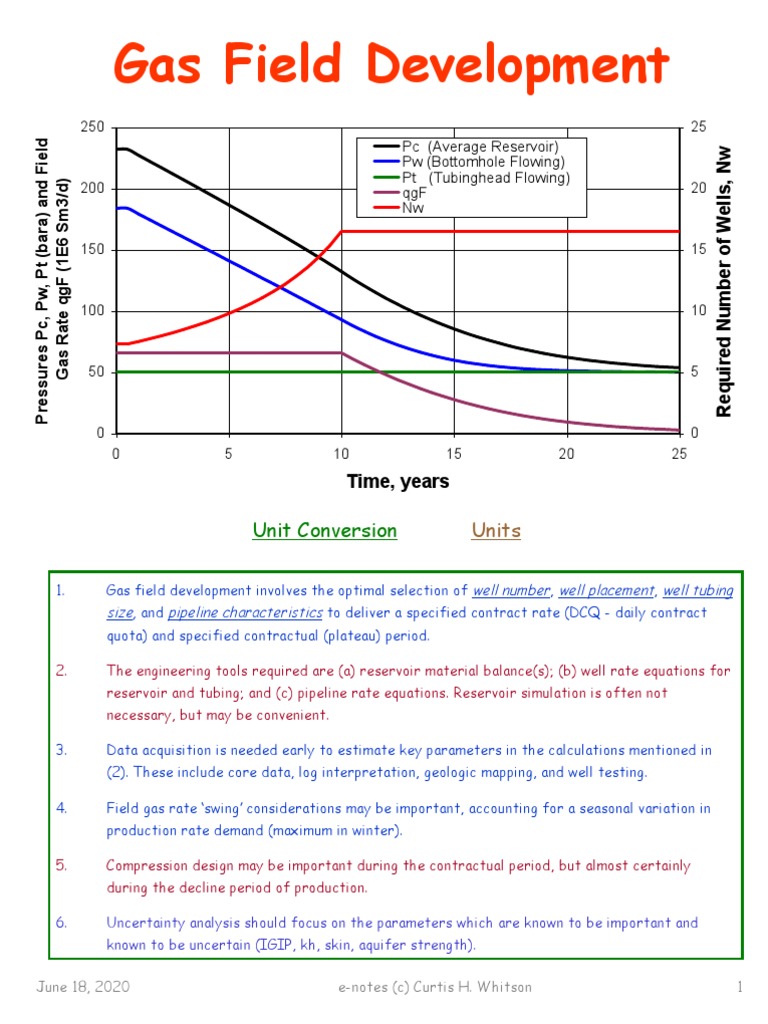 Gas Field Development: Unit Conversion | PDF | Petroleum Reservoir | Gases