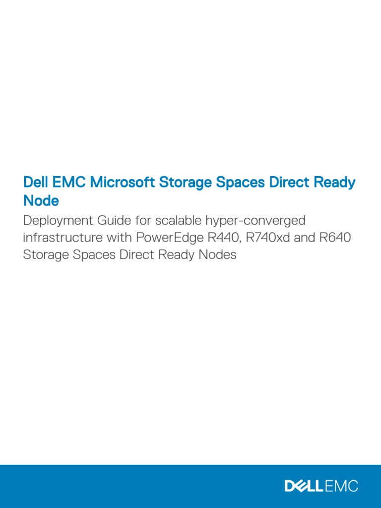 Microsoft Storage Ready Node r740xd - Users Guide - en Us | PDF | Solid ...
