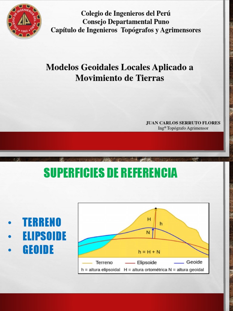 Geoides Locales Mov Tierras | PDF | Geodesia | Mínimos cuadrados