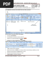 QCM - Microsoft Word - Excel - PowerPoint | PDF | Microsoft Word | Microsoft Excel
