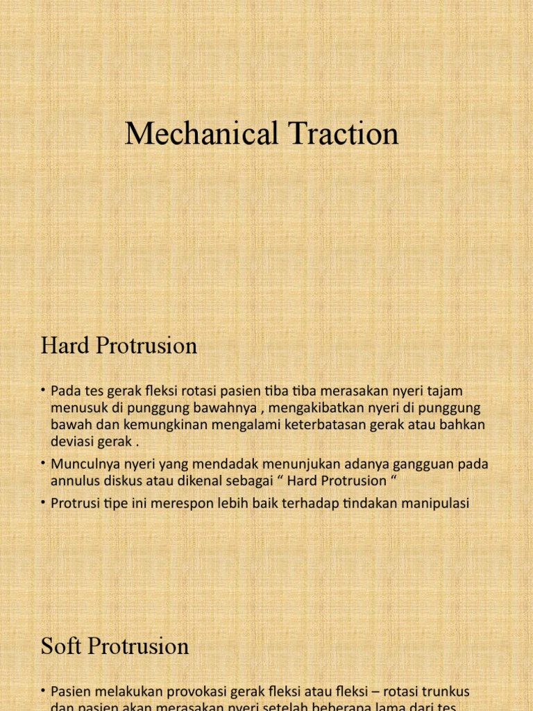 Mechanical Traction | PDF