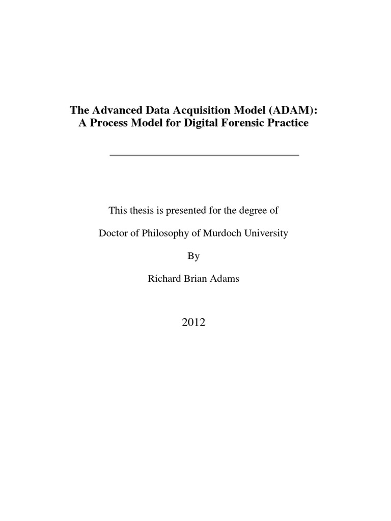 The Advanced Data Acquisition Model (ADAM) : A Process Model For ...