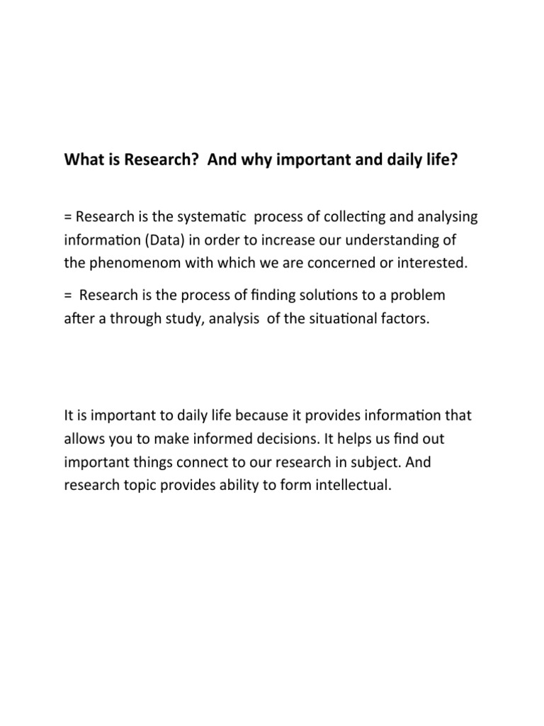 What Is Research | PDF