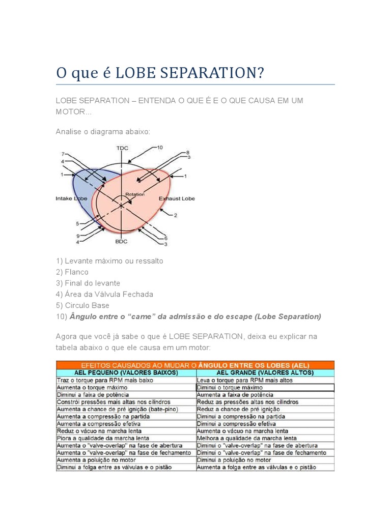 O Que É LOBE SEPARATION | PDF