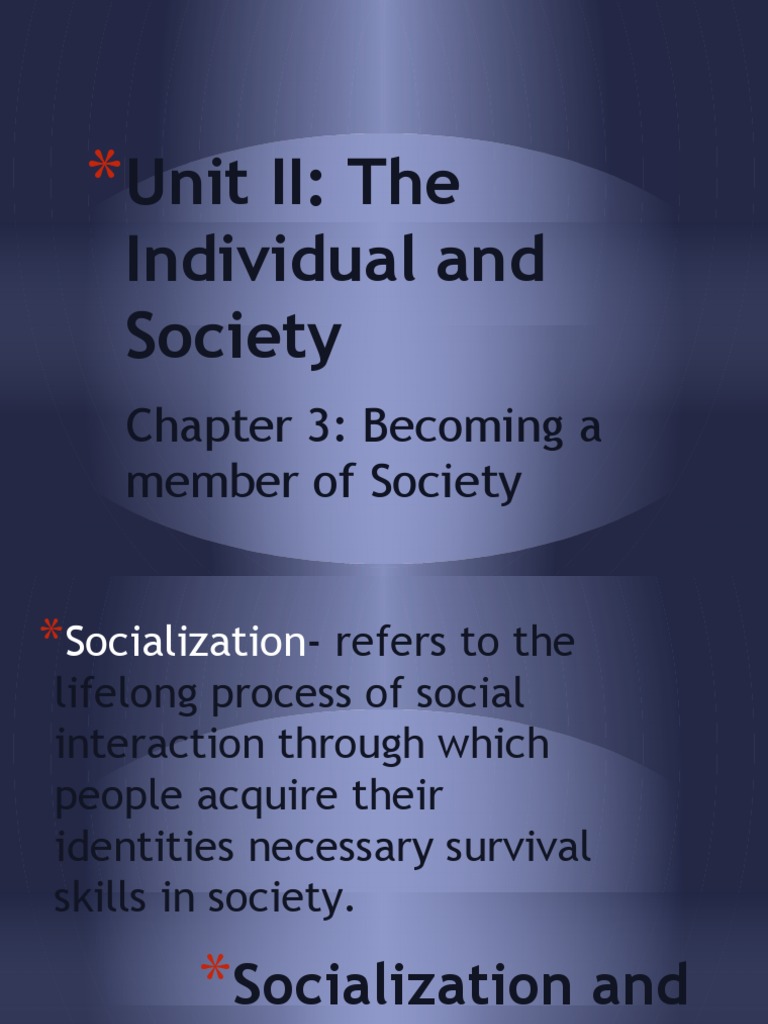 Unit II - Chapter 3 UCSAP | PDF | Socialization | Deviance (Sociology)
