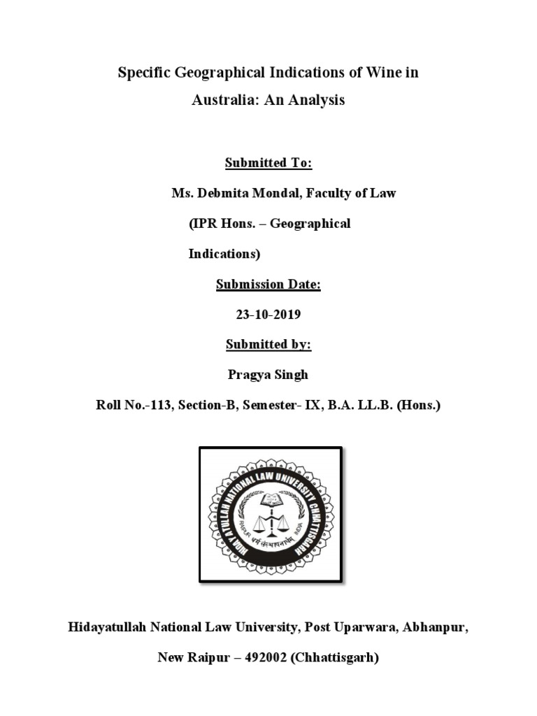 Geographical Indication - IPR Hons. | PDF | Fair Use | Google Books