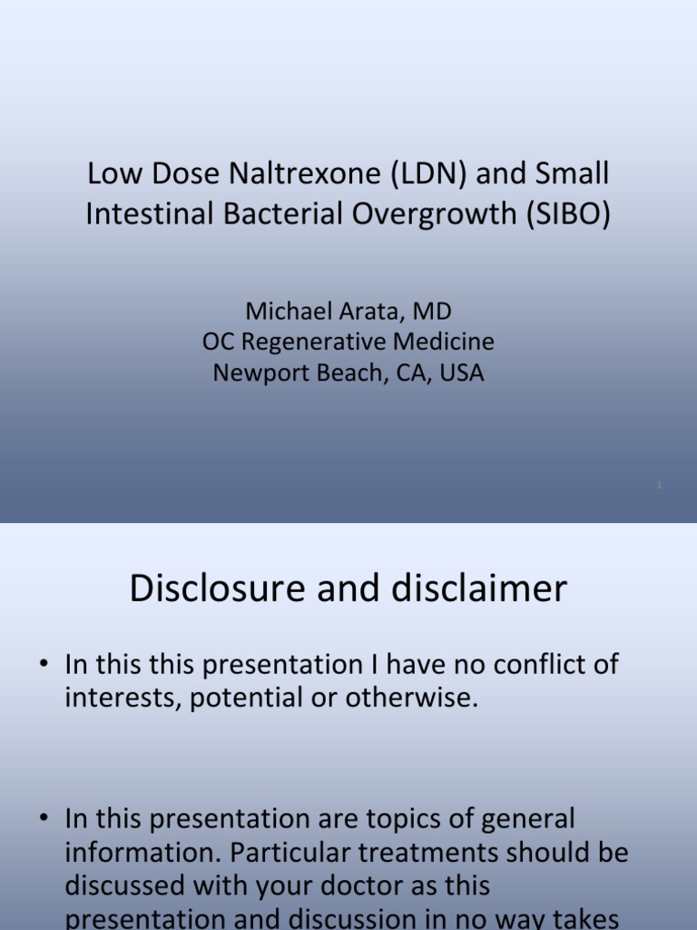 (LDN) and Small Intestinal Bacterial Overgrowth (SIBO) | Download Free ...