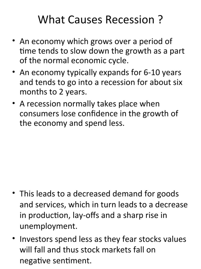 What Causes Recession | PDF | Recession | Subprime Mortgage Crisis