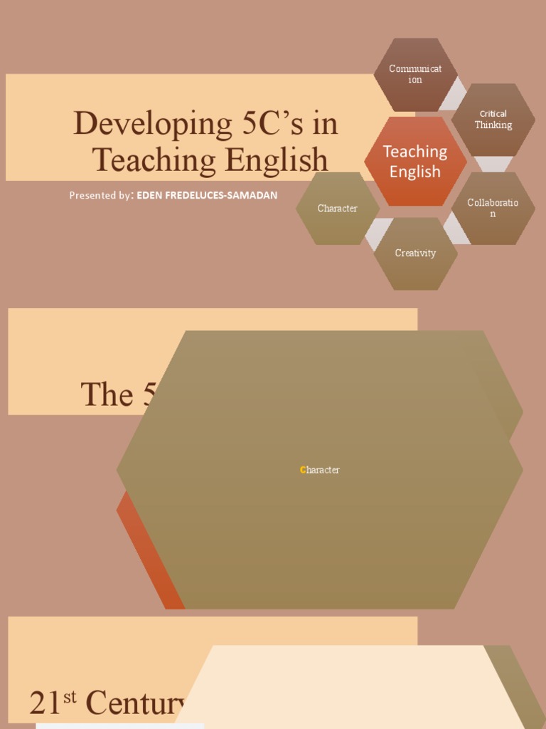 Developing 5C's in Teaching English | PDF | Critical Thinking ...