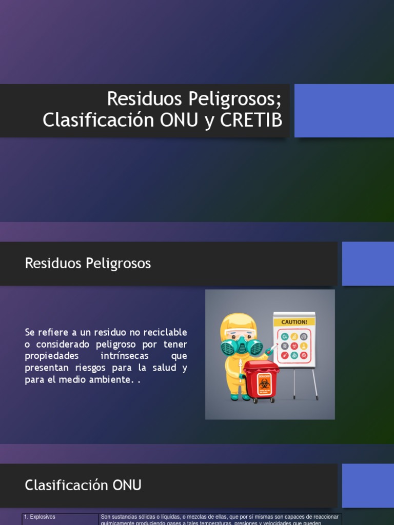 Residuos Peligrosos y Código CRETIB | PDF | Gases | Oxígeno