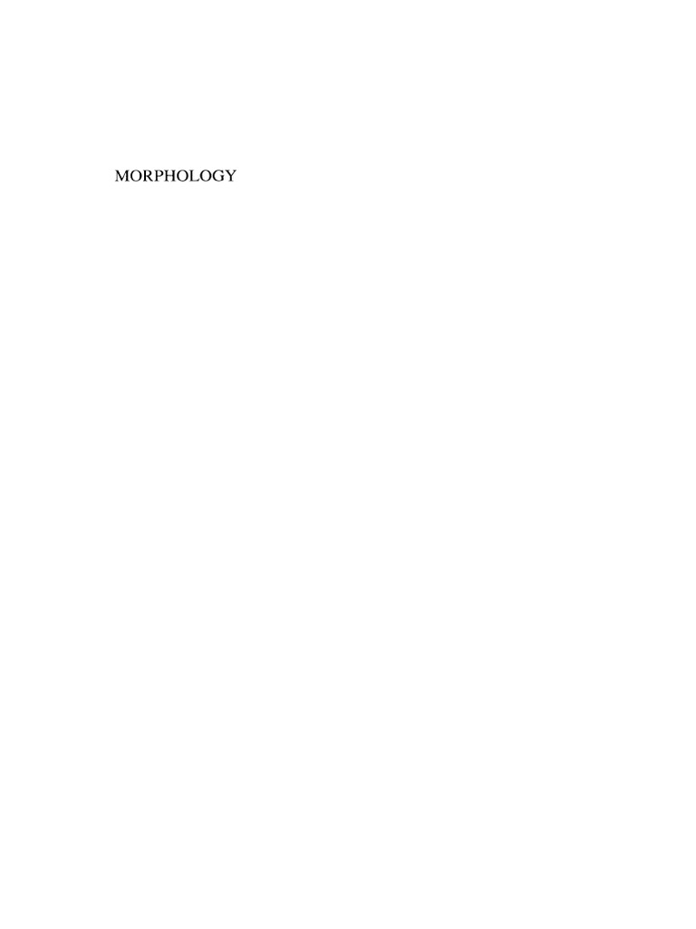 Katamba PDF | PDF | Morphology (Linguistics) | Lexicon
