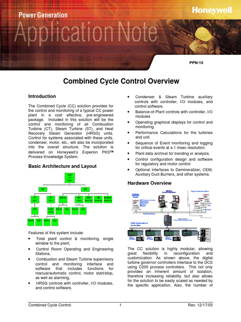 Combined Cycle Control Overview: Server | PDF | Electrical Engineering ...