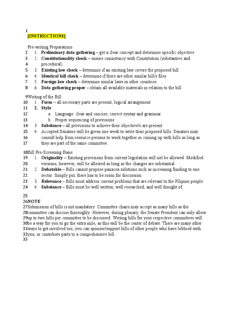 Senate Bill Template | PDF | Bill (Law) | U.S. Securities And Exchange ...