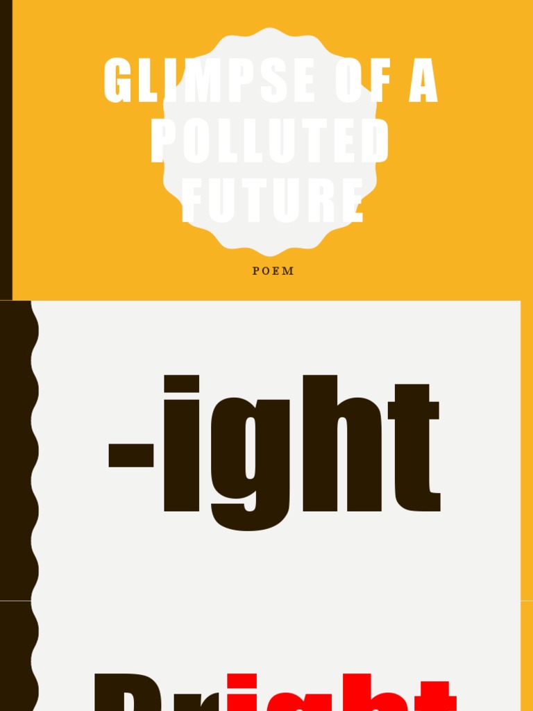 Glimpse of A Polluted Future | PDF