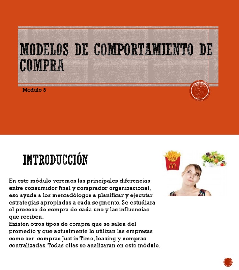 Modelos de Compra Introduccion | PDF