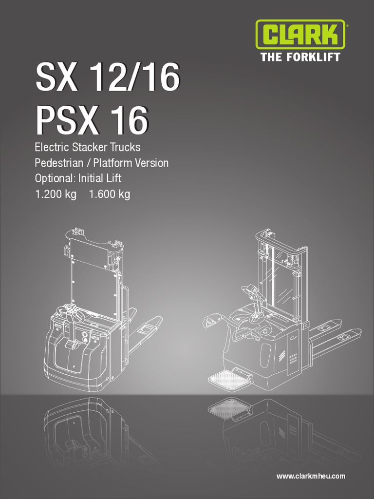Clark PSX16 Technical Data EN PDF | PDF | Elevator | Vehicles