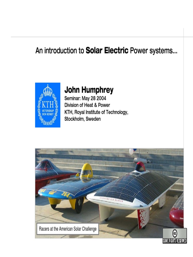 Introduction To PV Systems | PDF | Photovoltaics | Solar Power