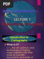 Chapter 1 - Introduction To Cartography | PDF | Cartography | Map