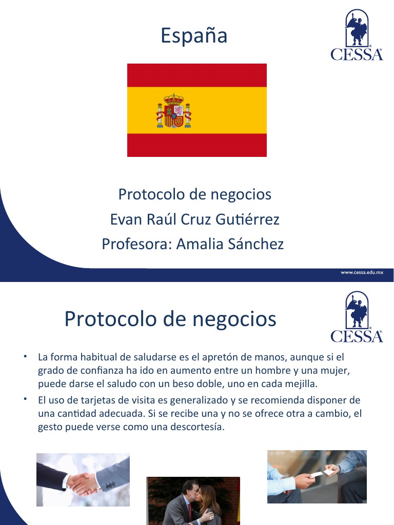 Protocolo de Negocios España | PDF | Business