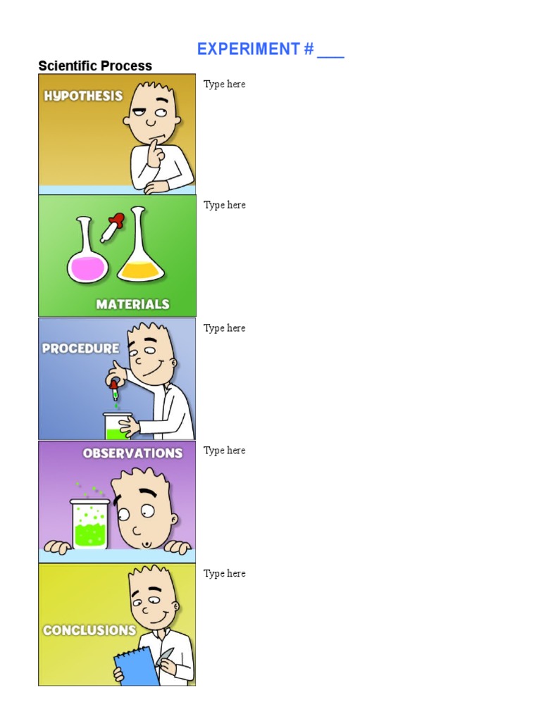 Scientific Experiment Template Guide | PDF