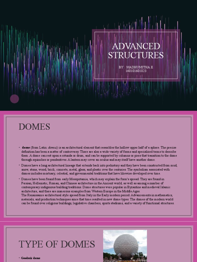 Advanced Structures | PDF | Dome | Architectural Design