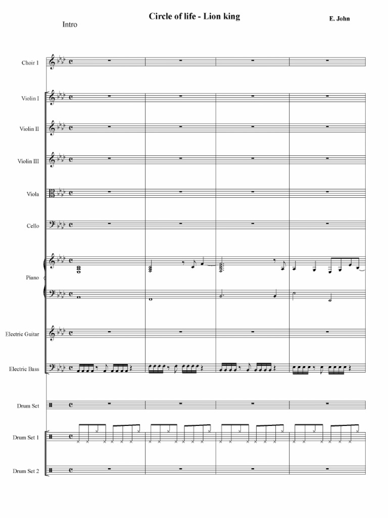 Lion King Full Score | PDF