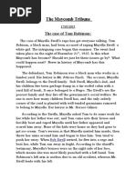 Heck Tate's Testimony Analysis | PDF | To Kill A Mockingbird