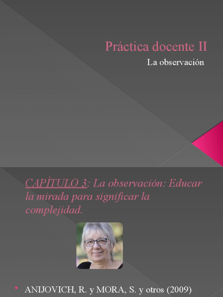 La Observación: Educar La Mirada para Significar La Complejidad | PDF ...