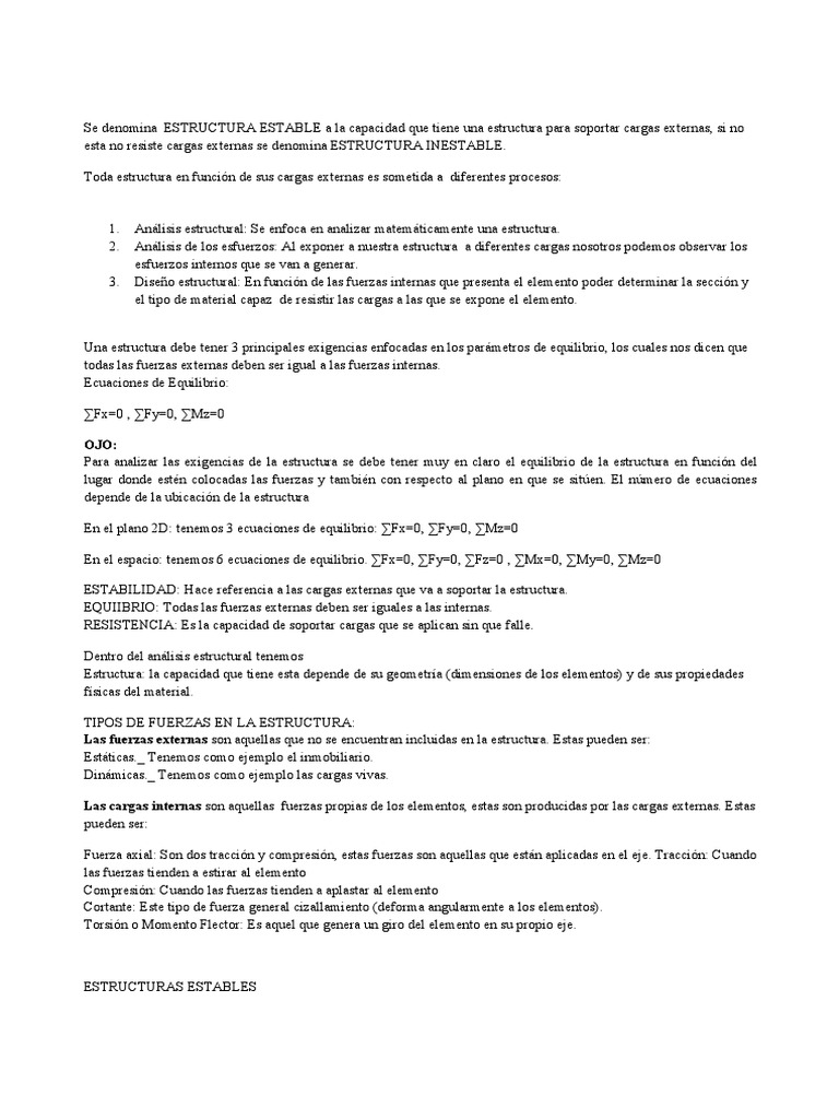 Estabilidad e Inestabilidad Estructural | PDF | Análisis estructural ...