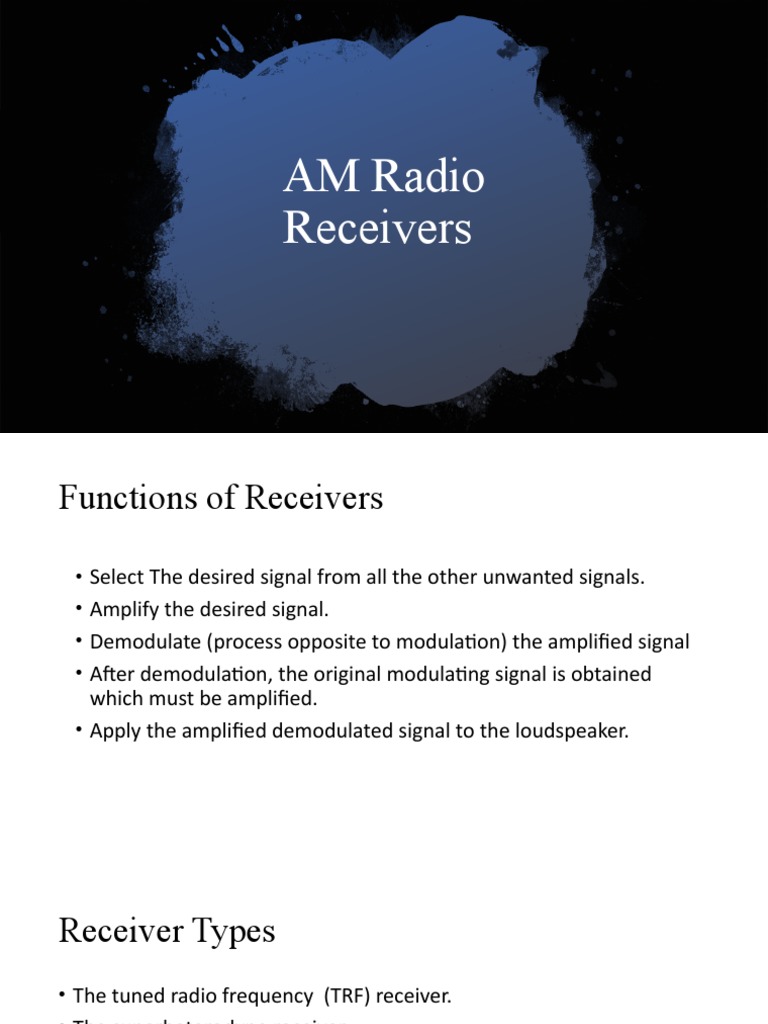 AM Receivers | PDF
