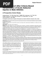 Aspetar Hamstring Protocol | PDF | Anatomical Terms Of Motion | Knee