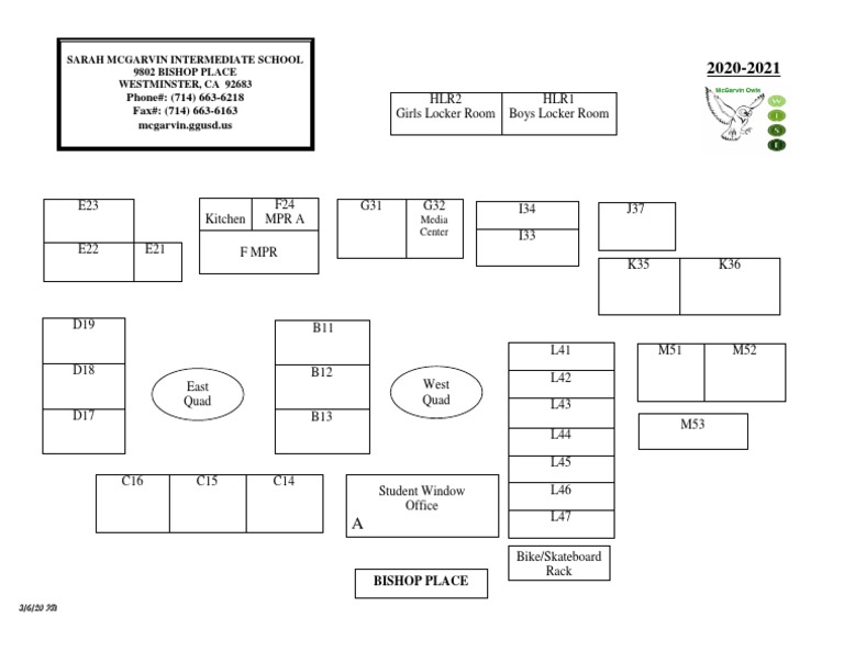 School Map 2020-2021 | PDF