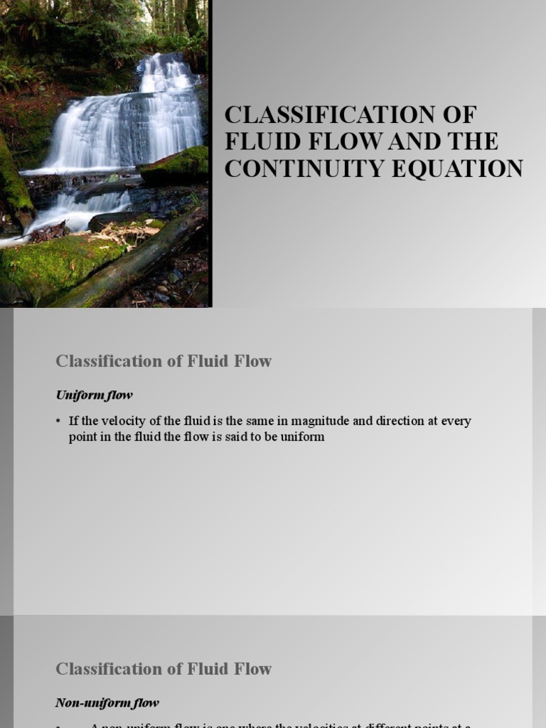 Classification of Fluid Flow Types | PDF | Fluid Dynamics | Viscosity