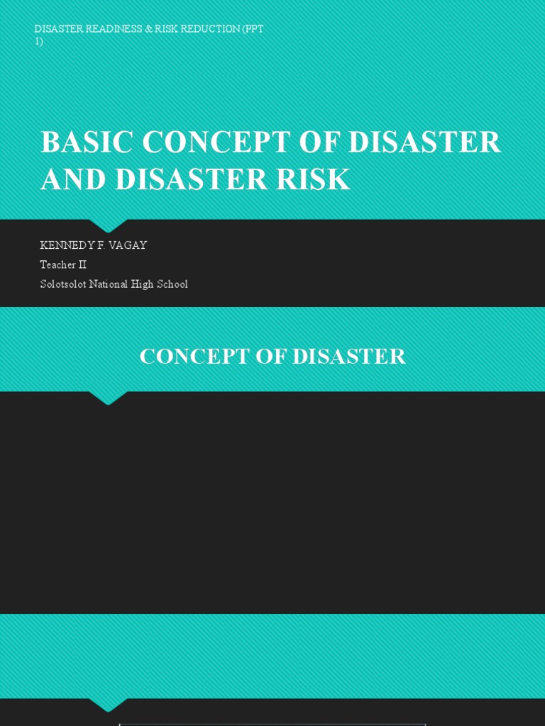 Basic Concept of Disaster and Disaster Risk | PDF | Hazards | Natural ...