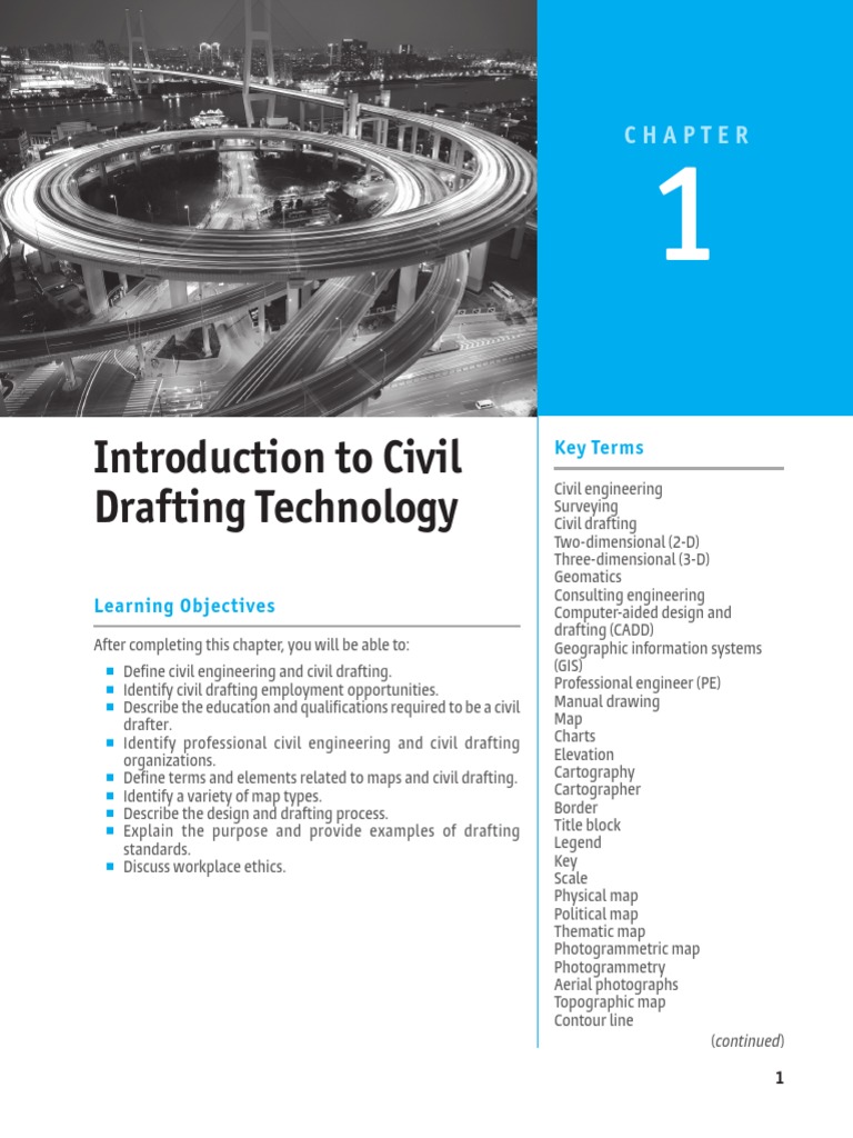 Introduction To Civil Drafting Technology: Key Terms | PDF | Map ...