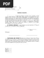 Affidavit of Translation - Sample | PDF | Affidavit | Document