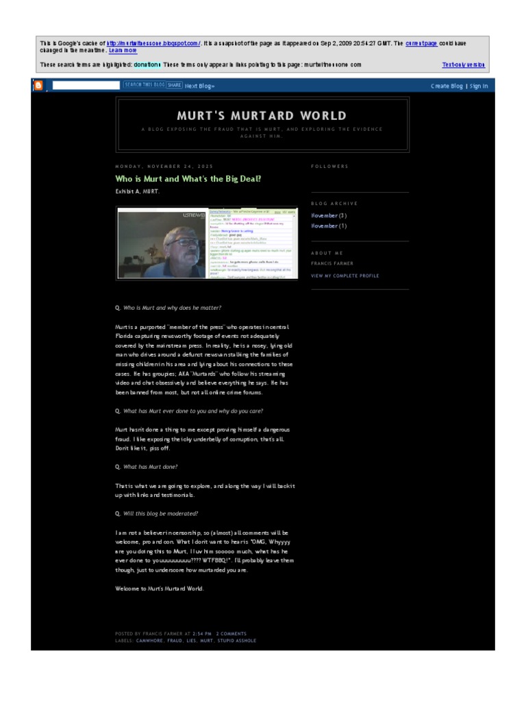 Murt'S Murtard World: Who Is Murt and What's The Big Deal? | PDF