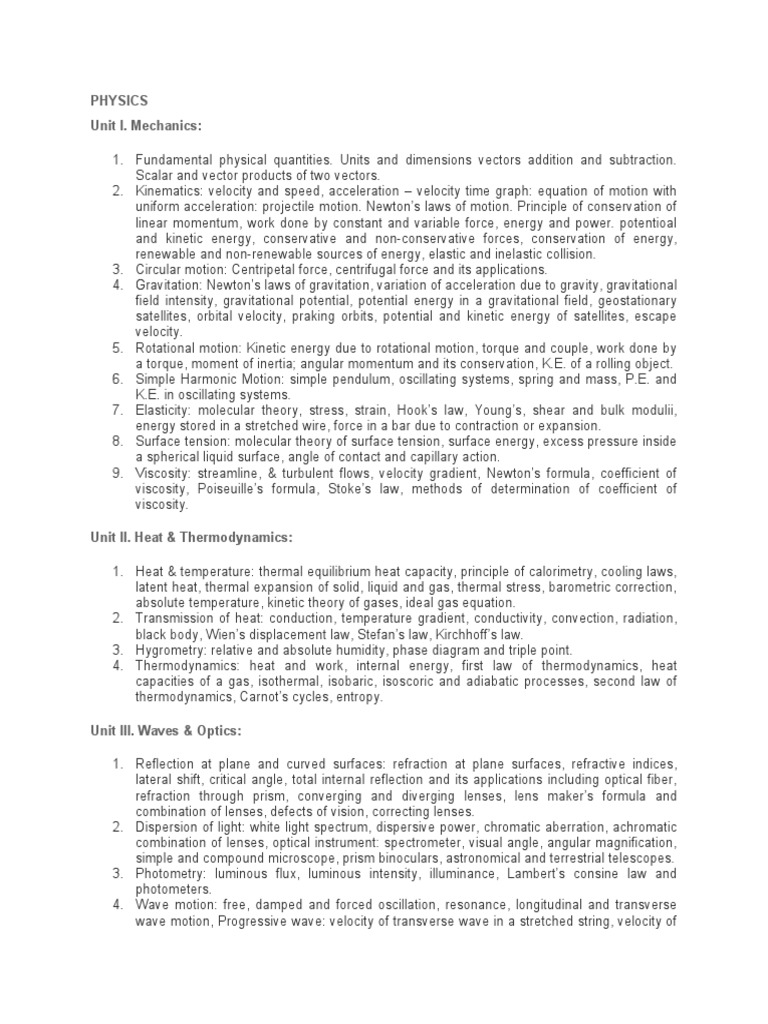 Iom Syllabus For Everyone | PDF | Atoms | Chemical Bond