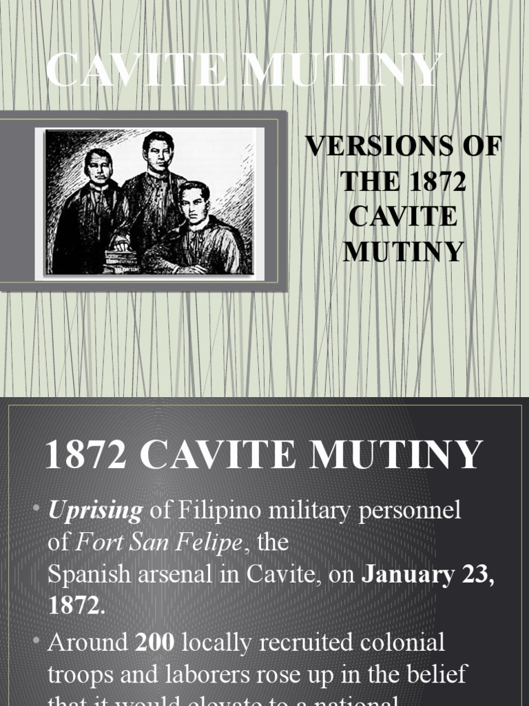 Cavite Mutiny | PDF | Philippines | Unrest