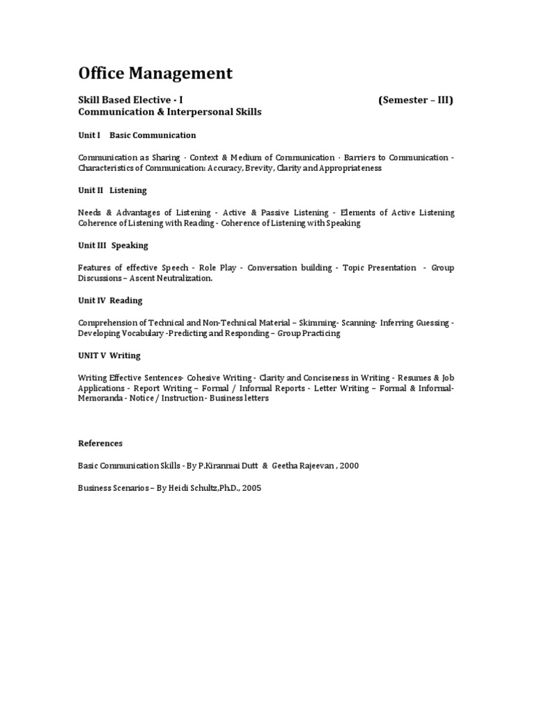 Office Management | PDF | Performance Appraisal | Human Resource Management