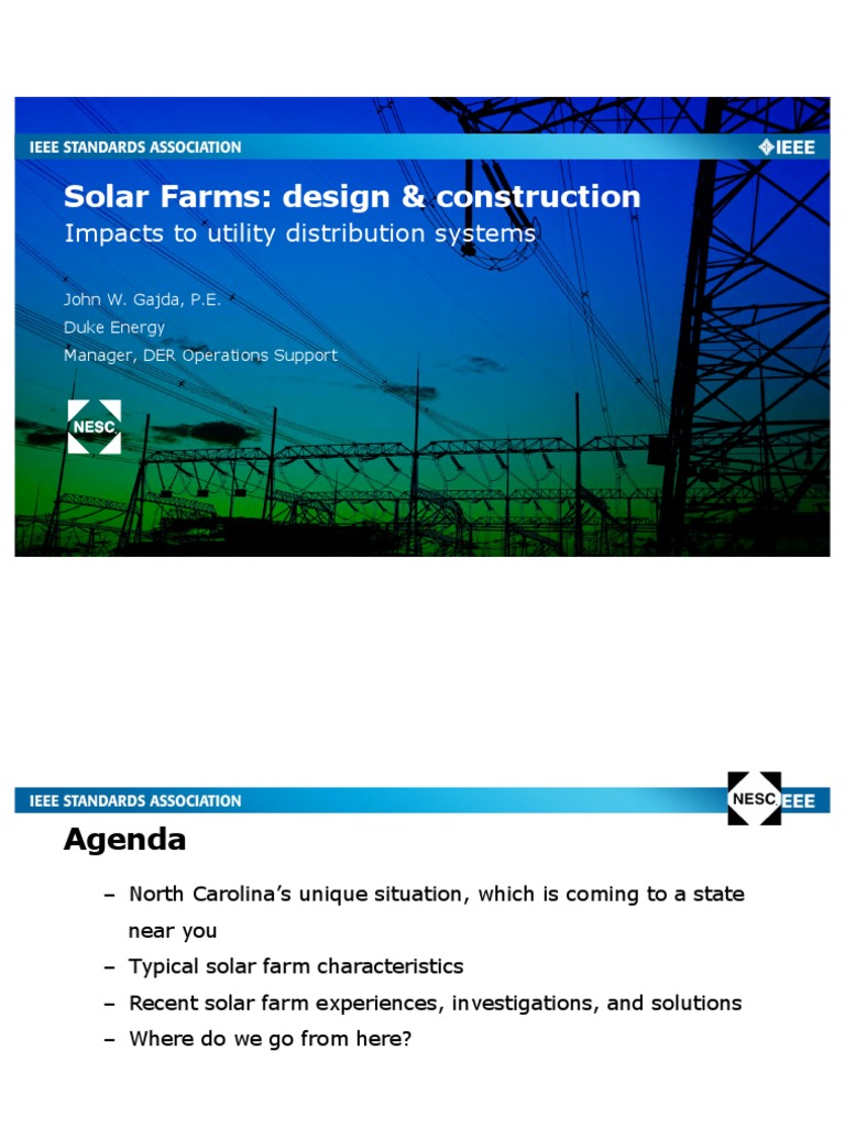Solar Farm Construction Impacts on Utilities | PDF | Transformer ...
