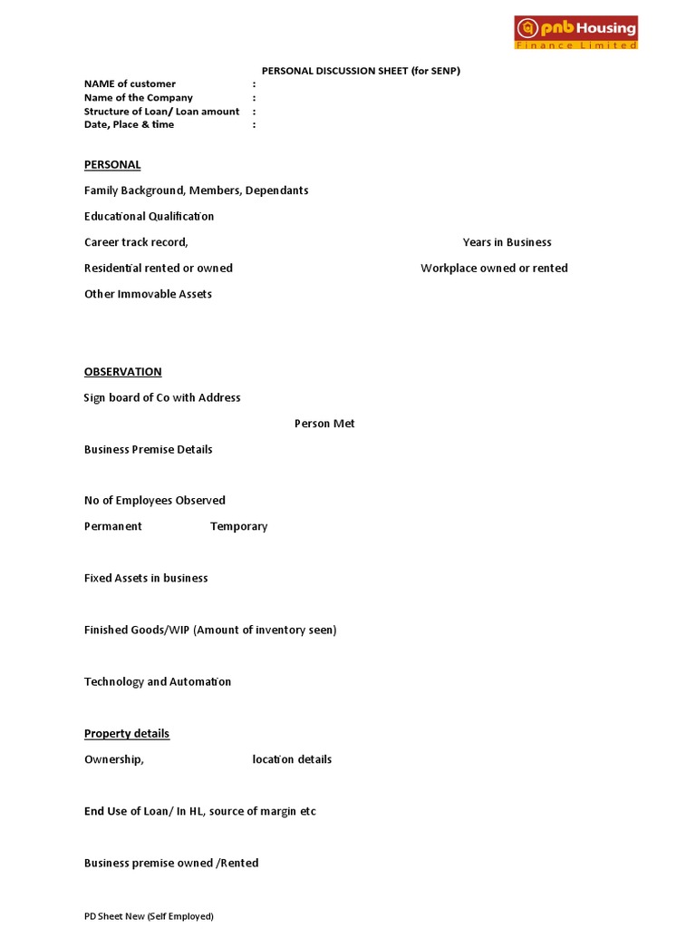 PD SHEET - SENPv1 | PDF